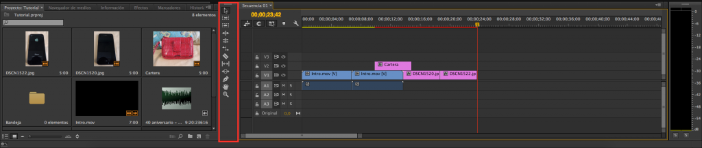 Herramientas de Edición, Adobe Premier Pro CC - Escape Digital