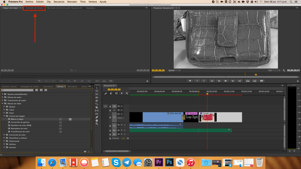 Filtros, Tutorial Adobe Premier Pro CC - Escape Digital
