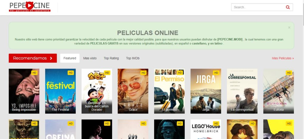 5 Alternativas a pepecine para ver películas online | Escape Digital